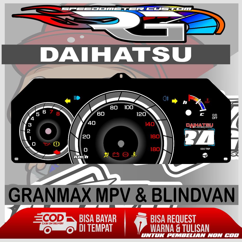 Custom GRANDMAX PICKUP AND GRANDMAX MPV SPEEDOMETER BOARD | Shopee Malaysia