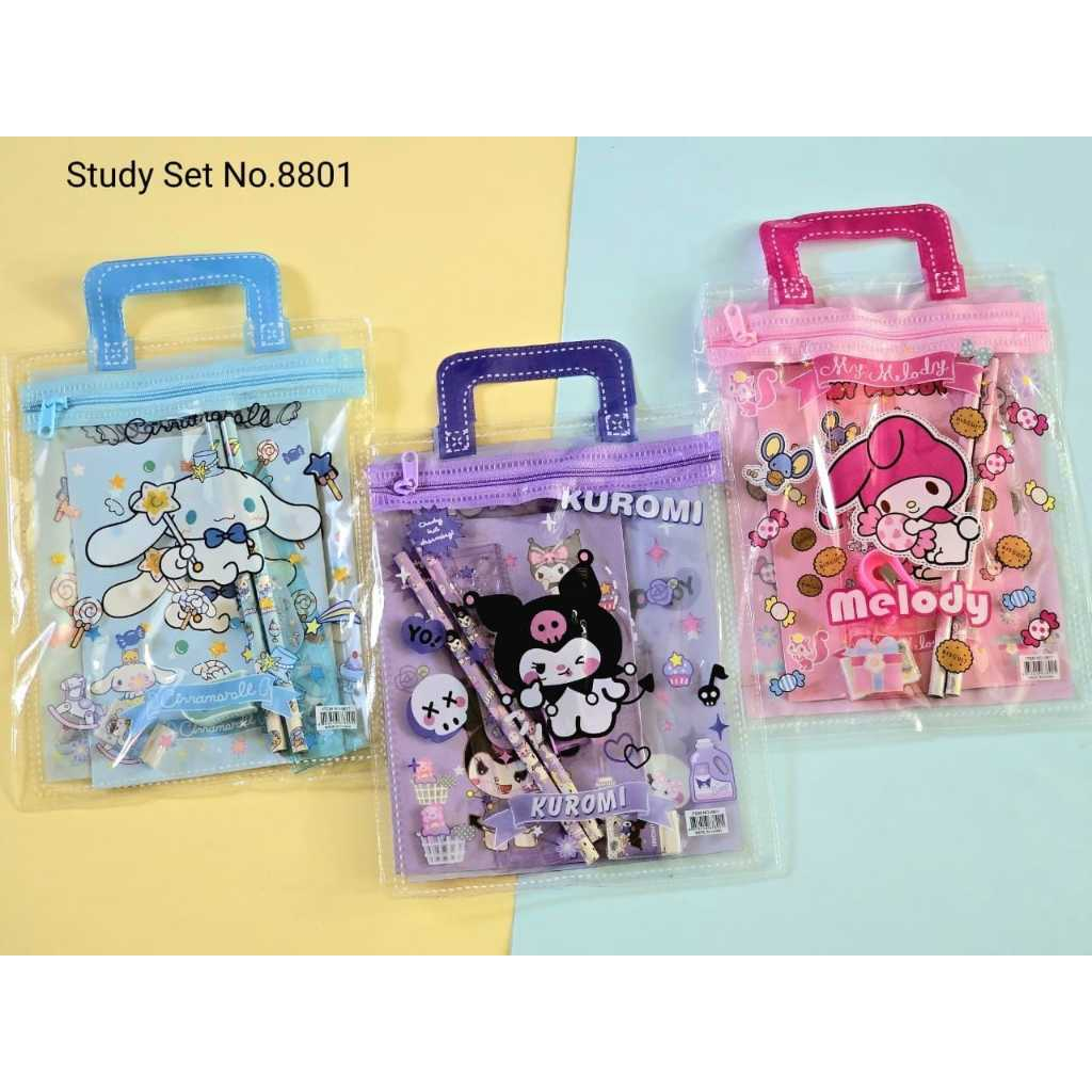 Stationery PACKAGE 8801 SANRIO MELODY CINNAMOROLL KUROMI STATIONERY SET ...