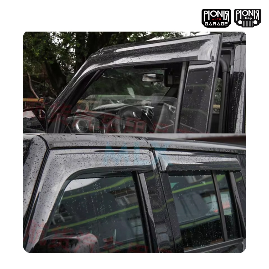 Water Gutter Window Visor Shade Vent Wind Rain Deflector Guards Cover ...