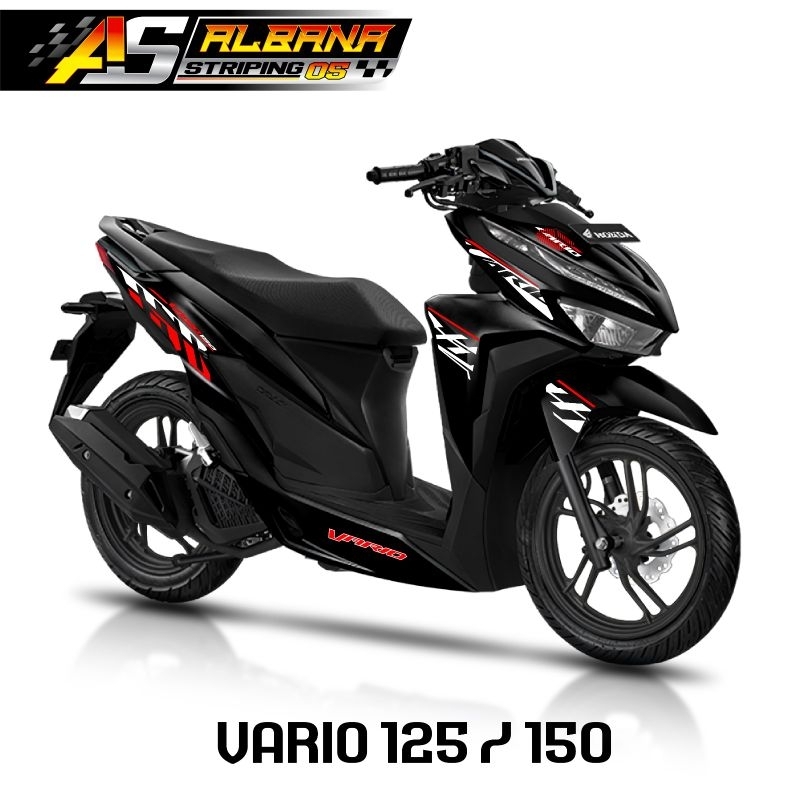 Striping VARIO FACELIFT 125/150 TRANSPARENT/STICKER ALL NEW VARIO 125/ ...
