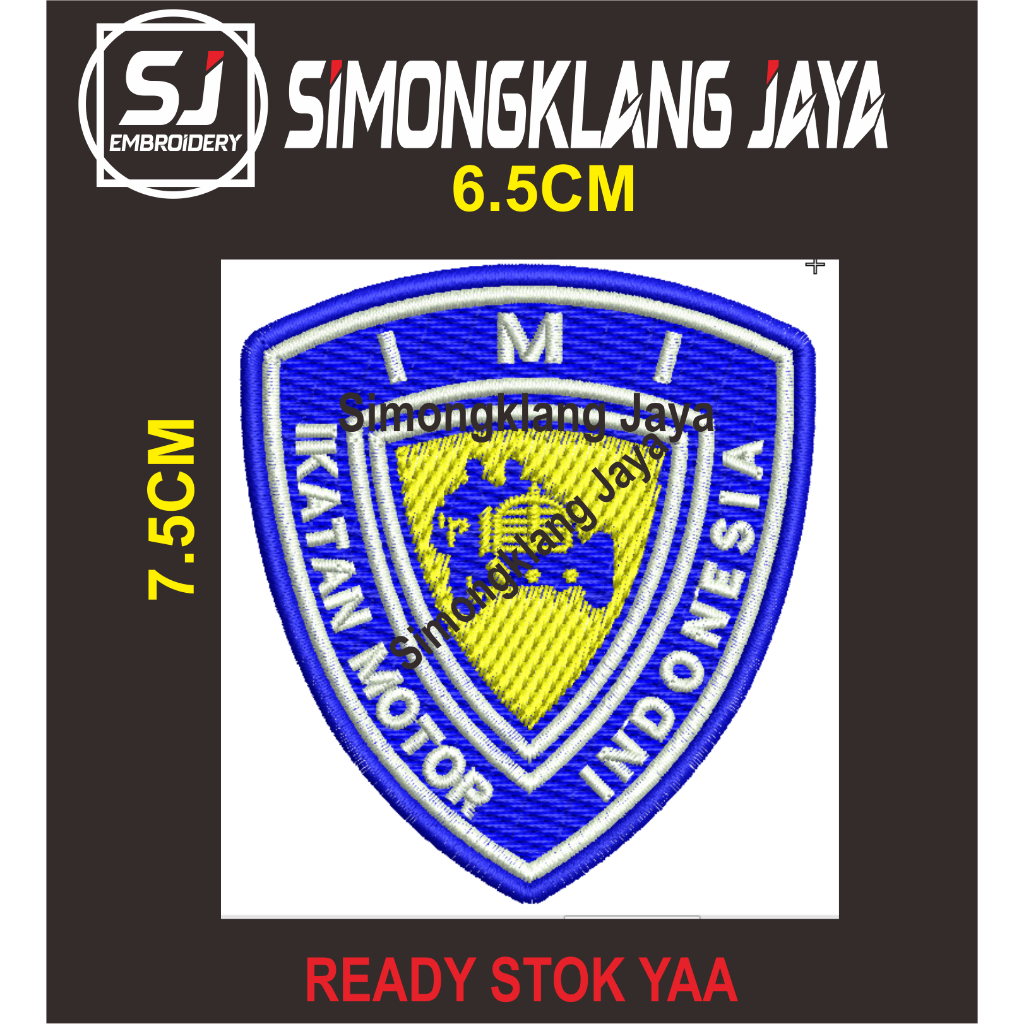 Imi LOGO EMBROIDERED EMBLEM | Shopee Malaysia