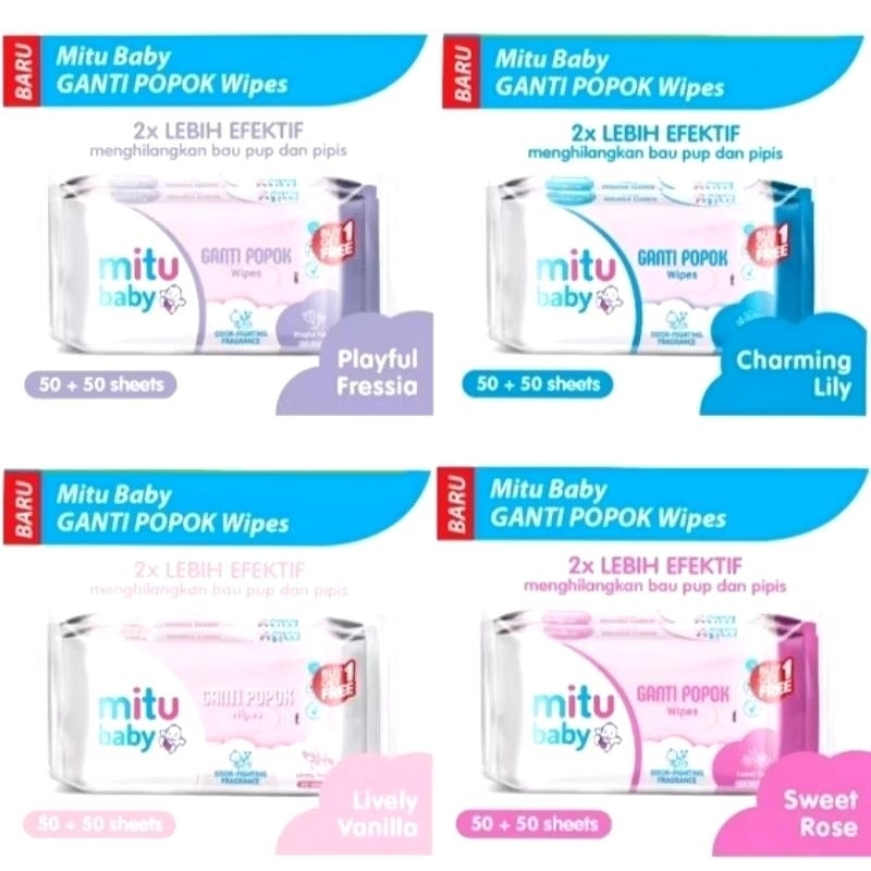 Mitu baby Wet tissue 50 Sheets | Shopee Malaysia