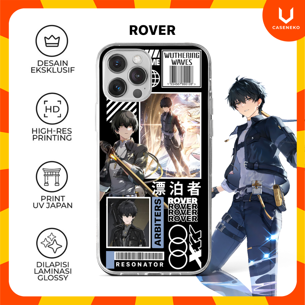 Custom Case Rover Male Wuthering Wave Wuwa Casing HP 2 | Shopee Malaysia