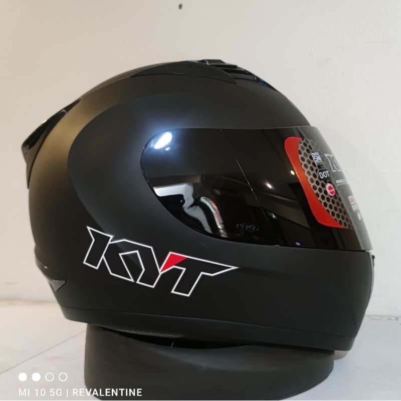 KYT R10 SOLID ORIGINAL | ALL Variants | VISOR DARK | FULL FACE HELM KYT ...
