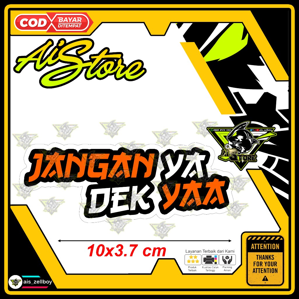 Don't Sticker, Deck Yaa | Shopee Malaysia