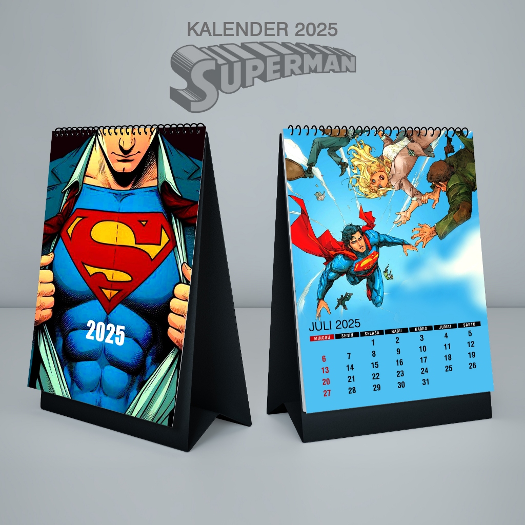 2025 Superman Desk Calendar (preorder) | Shopee Malaysia