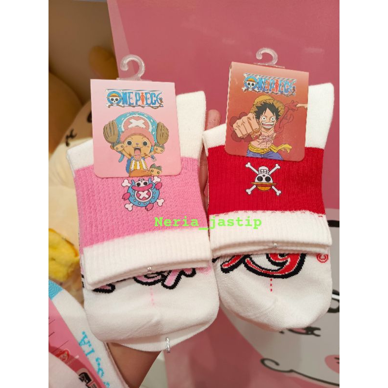 Miniso x One Piece ORIGINAL Toei Animation Kaos Long Socks Sock Chopper ...