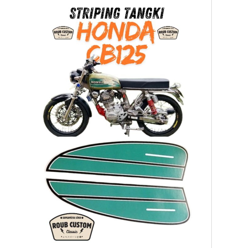 Honda cb125 tank striping honda cb 125 tank sticker | Shopee Malaysia