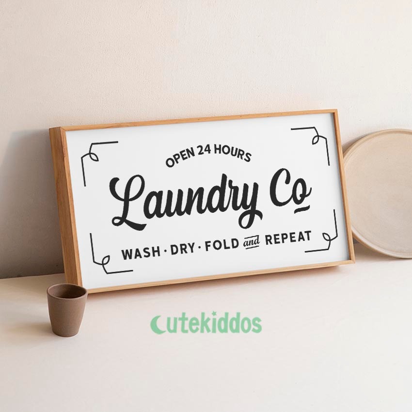 HIASAN DINDING Wall Hanging Signs Laundry Room Signs Writing Laundry Co ...