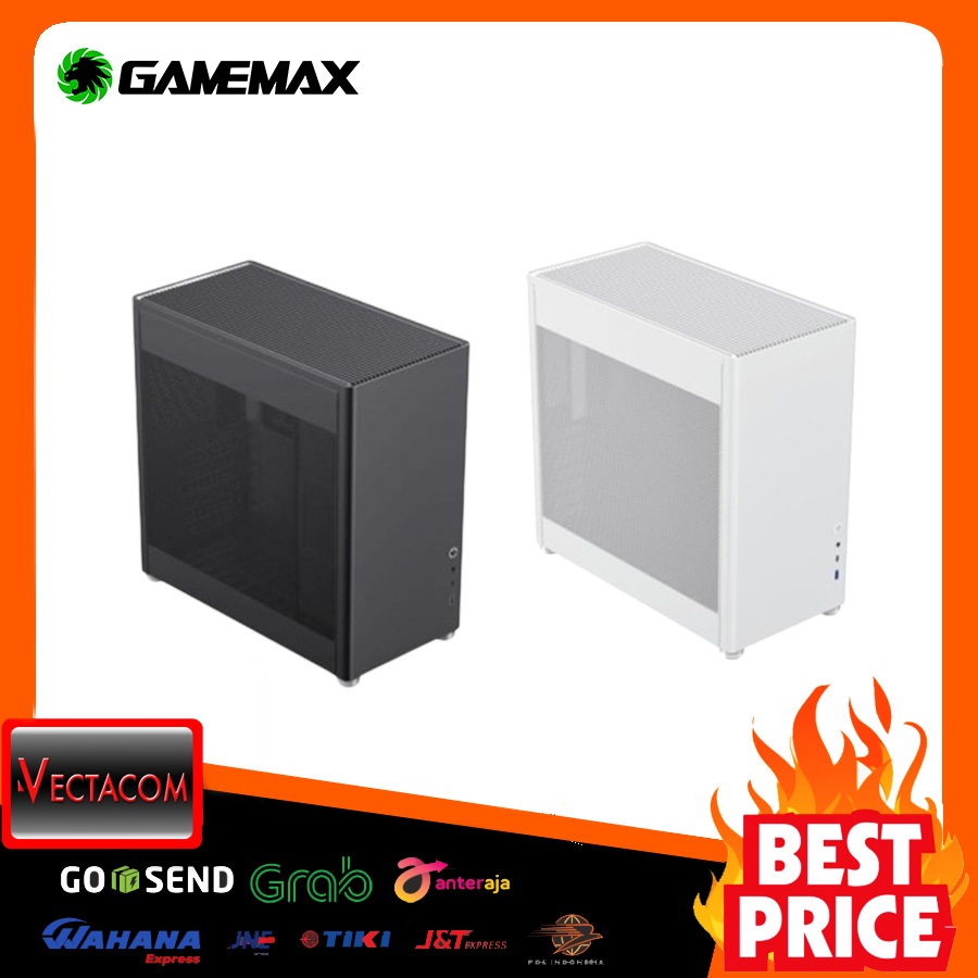 Gamemax Mesh Box Casing - Gaming Casing | Shopee Malaysia