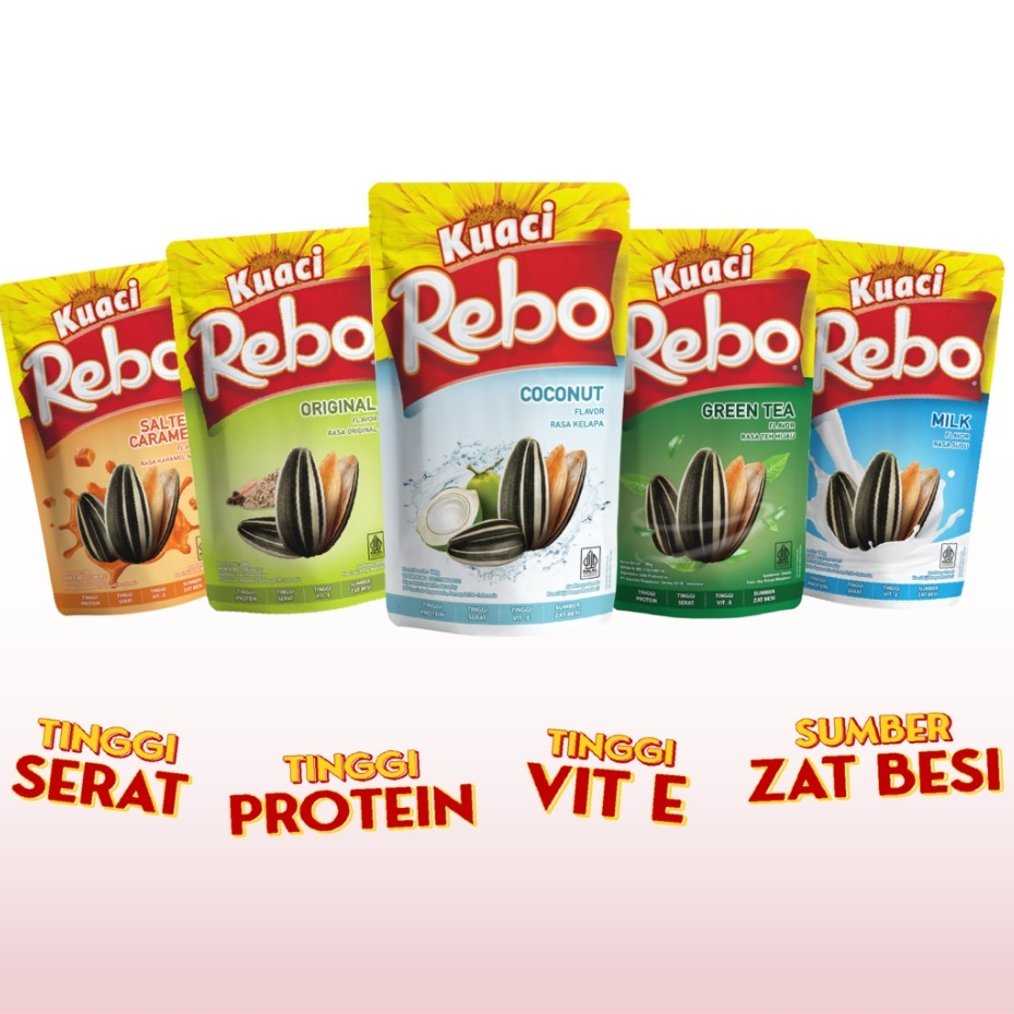 Kuaci REBO 140 Grams Of The Most Sought After Delicious Snacks | Shopee ...