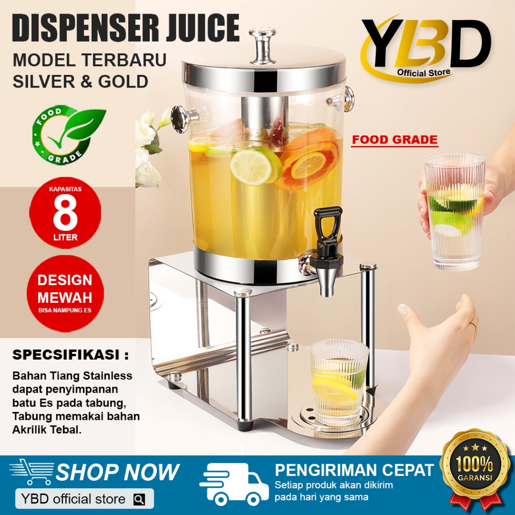 8 Liter Capacity Cold & Hot Drink Dispenser/stainless steel Drink ...