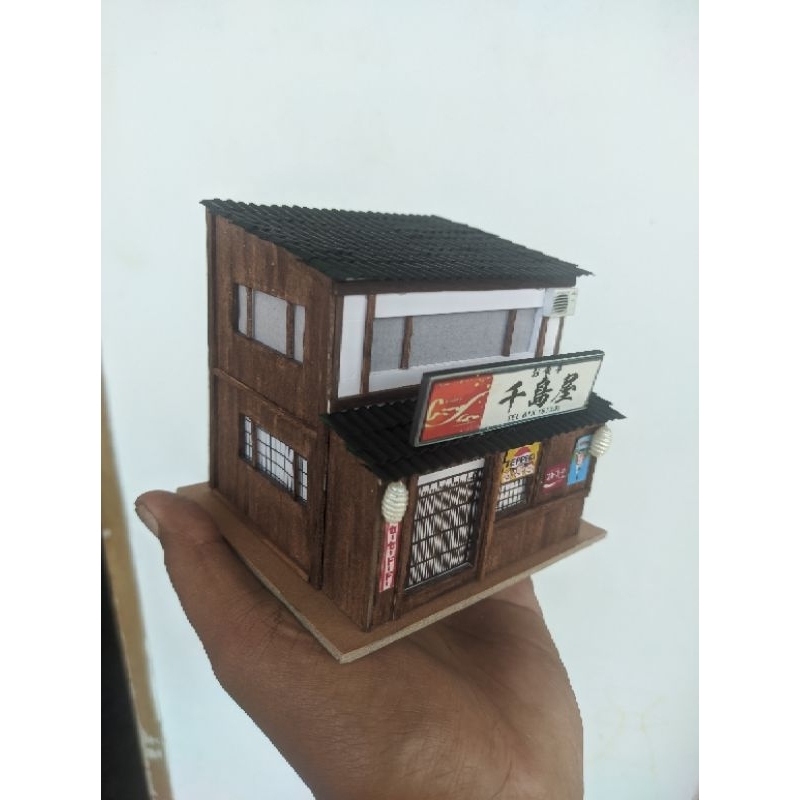 Diorama of a Japanese house, miniature Japanese grocery house | Shopee ...