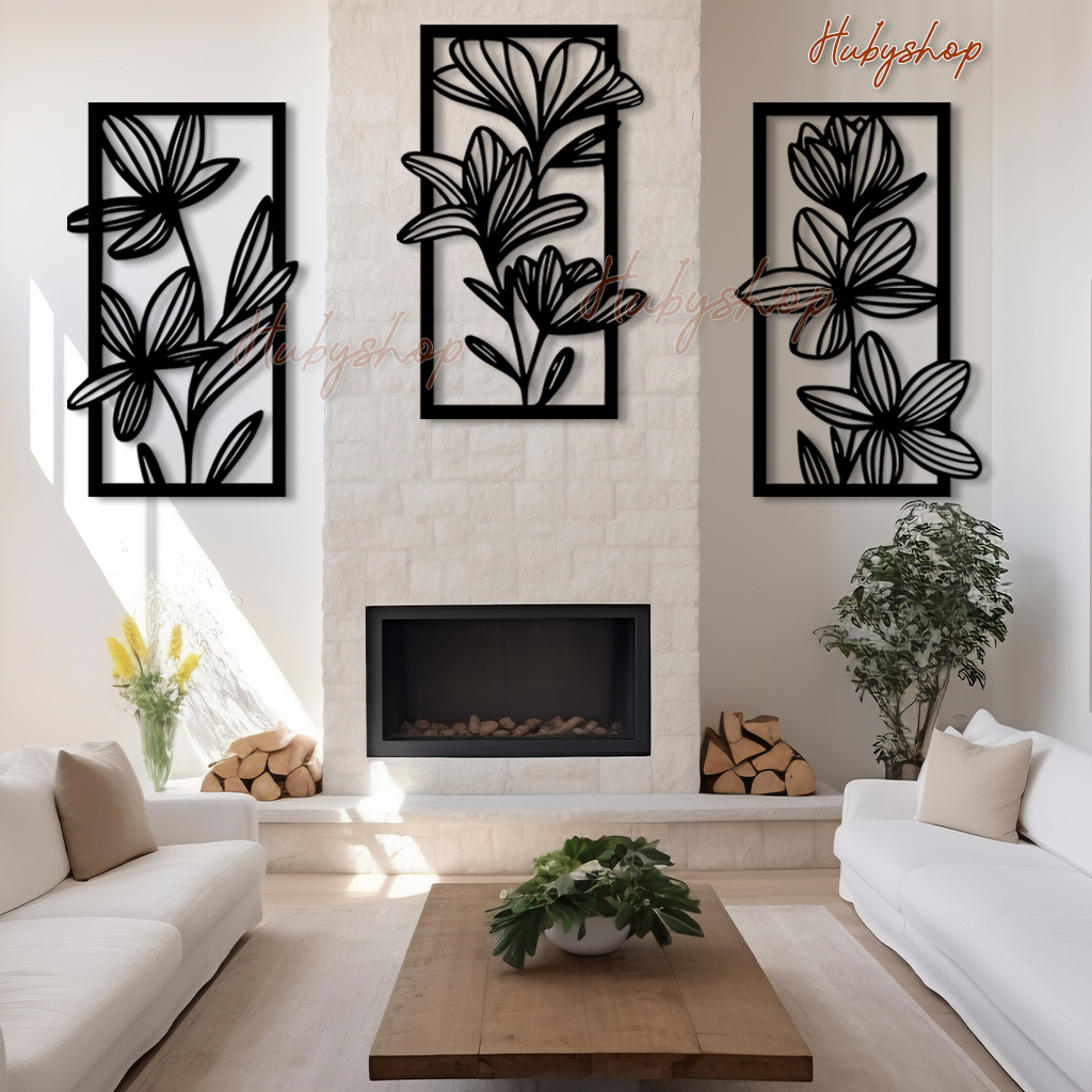 KAYU HIASAN DINDING Wall Decoration Flower Wall Decoration Wall ...
