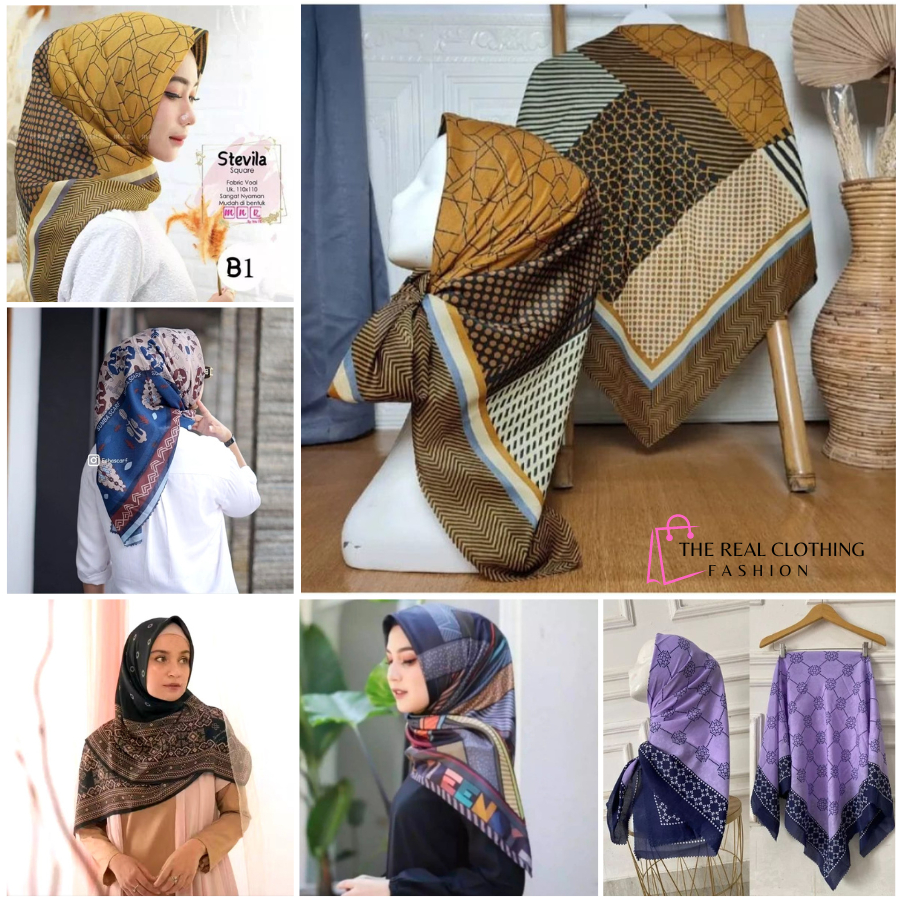 Premium Laser Cut Square Rectangular Hijab/Latest Motif 4-sided Hijab ...