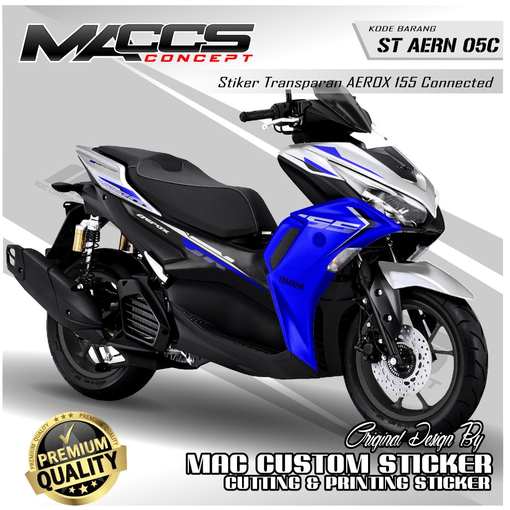 MAXDECAL ALL NEW AEROX CONNECTED 155 NVX PHILIPPINES VIBES TRANSPARENT ...