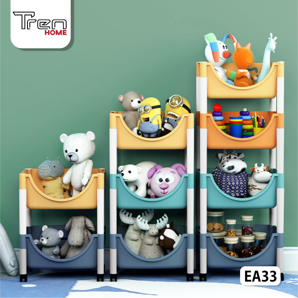 (2 Stacks) Multi-Purpose Stacking Wheel Rack/Storage Tier Rack for ...