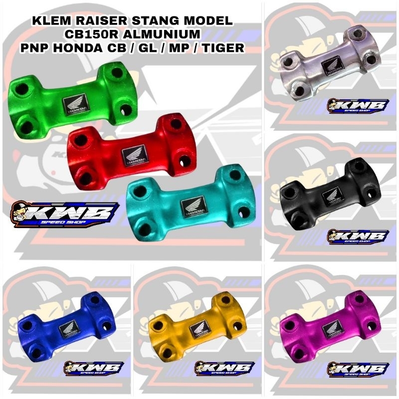 Handlebar clamp raiser reiser handlebar pnp honda tiger mp cb gl model ...