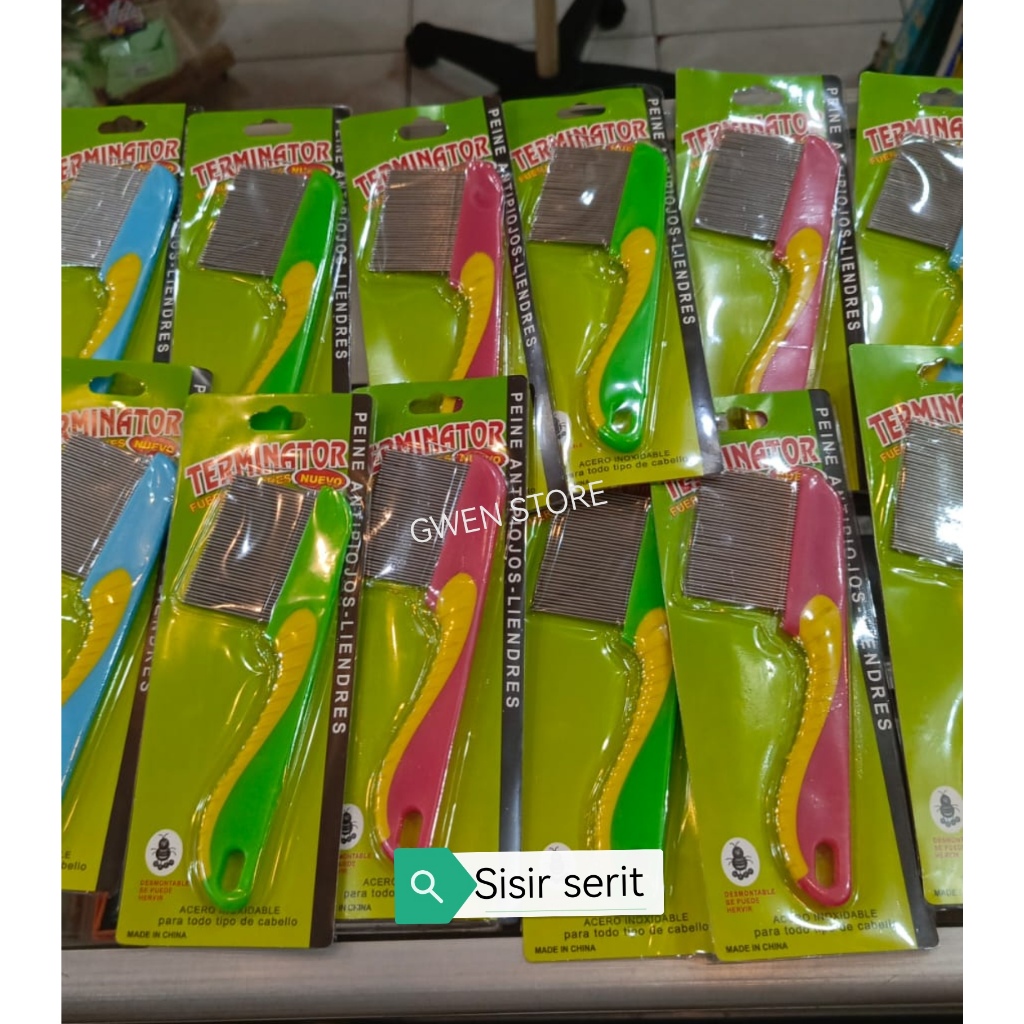 Iron Metal serit Comb/Lice Comb/Handle Tight Comb/Dandruff Comb ...