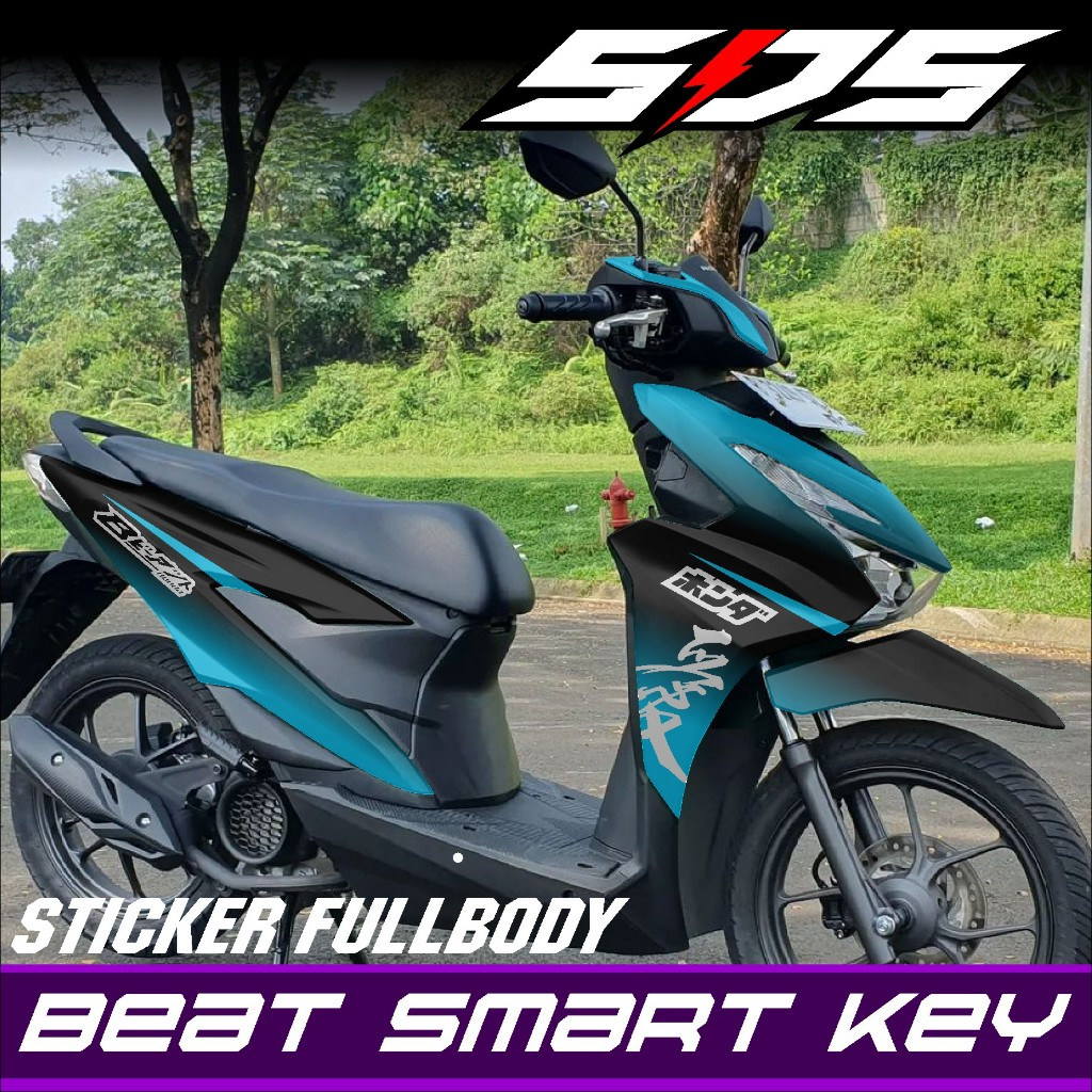 Latest Beat Deluxe 2024 SMART KEY Full Body Decal Sticker Beat CBS ...