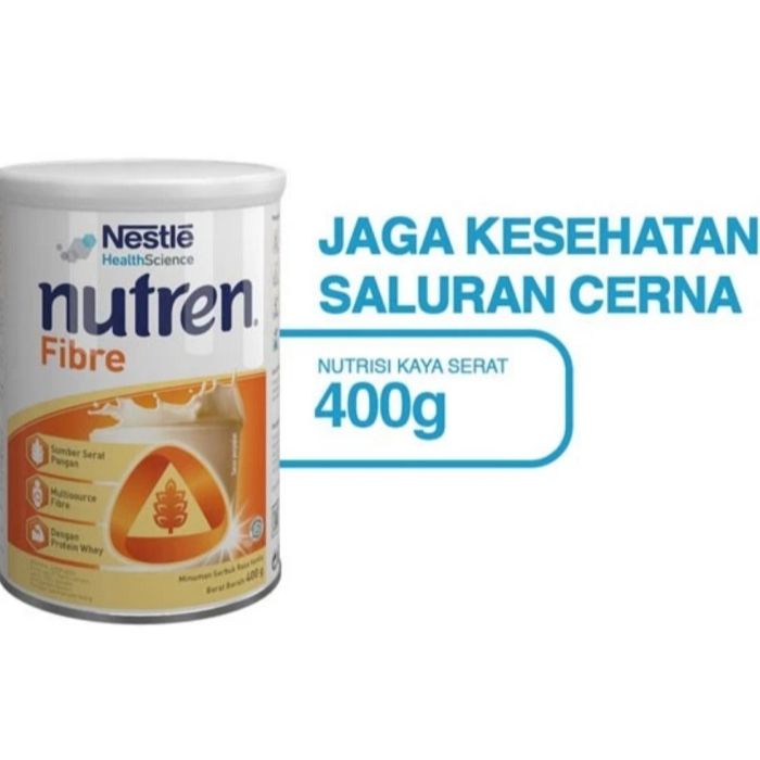 Nutren Fiber High Fiber & High Protein Milk 400gr | Shopee Malaysia