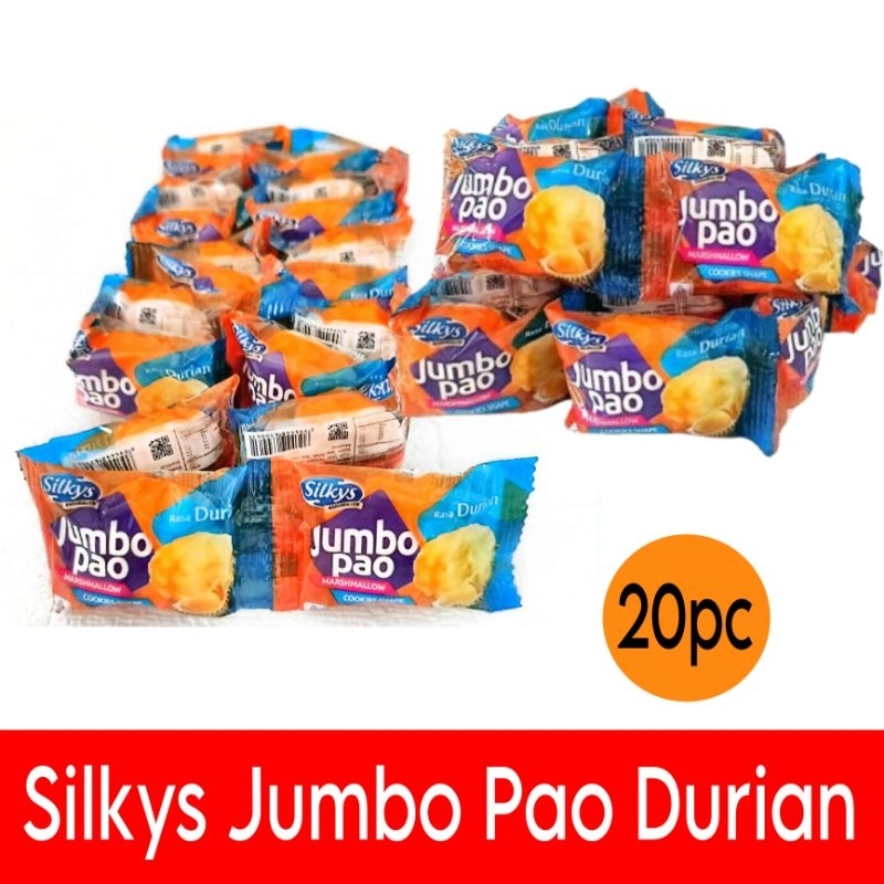 Silkys jumbo Pao marshmallow durian contains 20 pcs | Shopee Malaysia