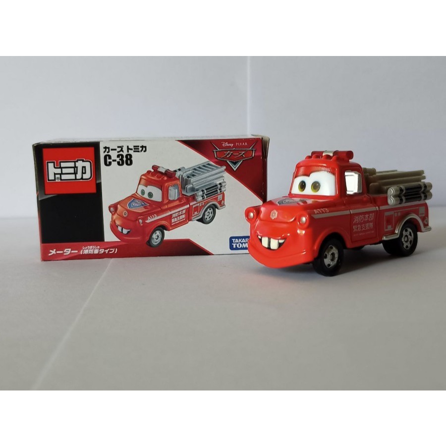 Tomica Cars C-38 Mater Fire Truck disney pixar takara tomy Price ...