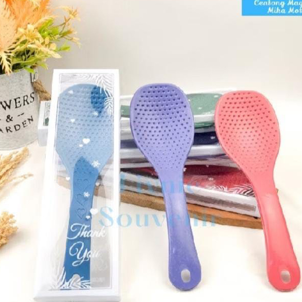 Plastic Rice Ladle Wedding Souvenirs Packaged with Mica Motifs, Free ...