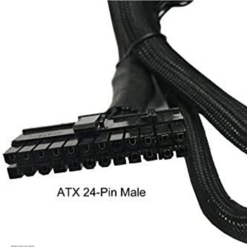 24 pin to 20+4 atx psu silverstone modular cable | Shopee Malaysia
