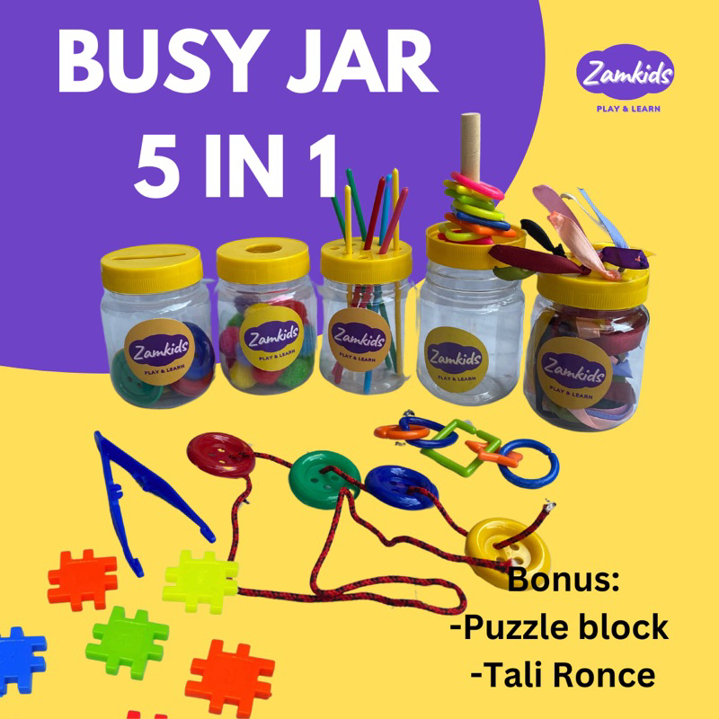 MONTESORI TOYS MONTESSORI EDUCATIONAL TOYS BUSY JAR JARS WET MOTORIC ...