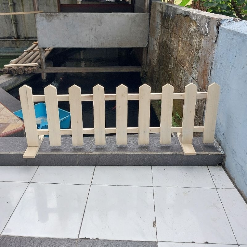 KAYU Garden Fence. Decoration Fence. Wooden Fence. Rabbit Fence ...