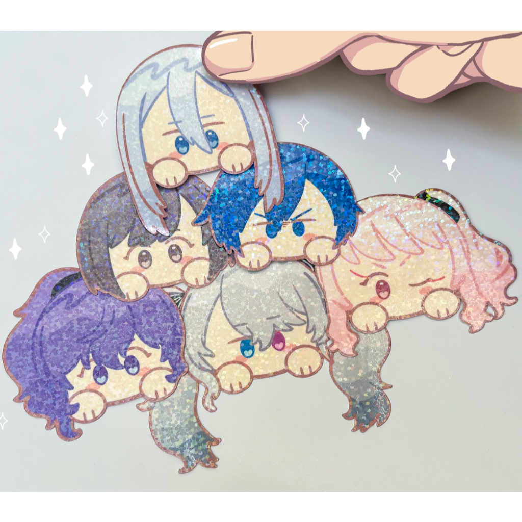 Project sekai proseka fanmerch sticker mochi ice cream series ...