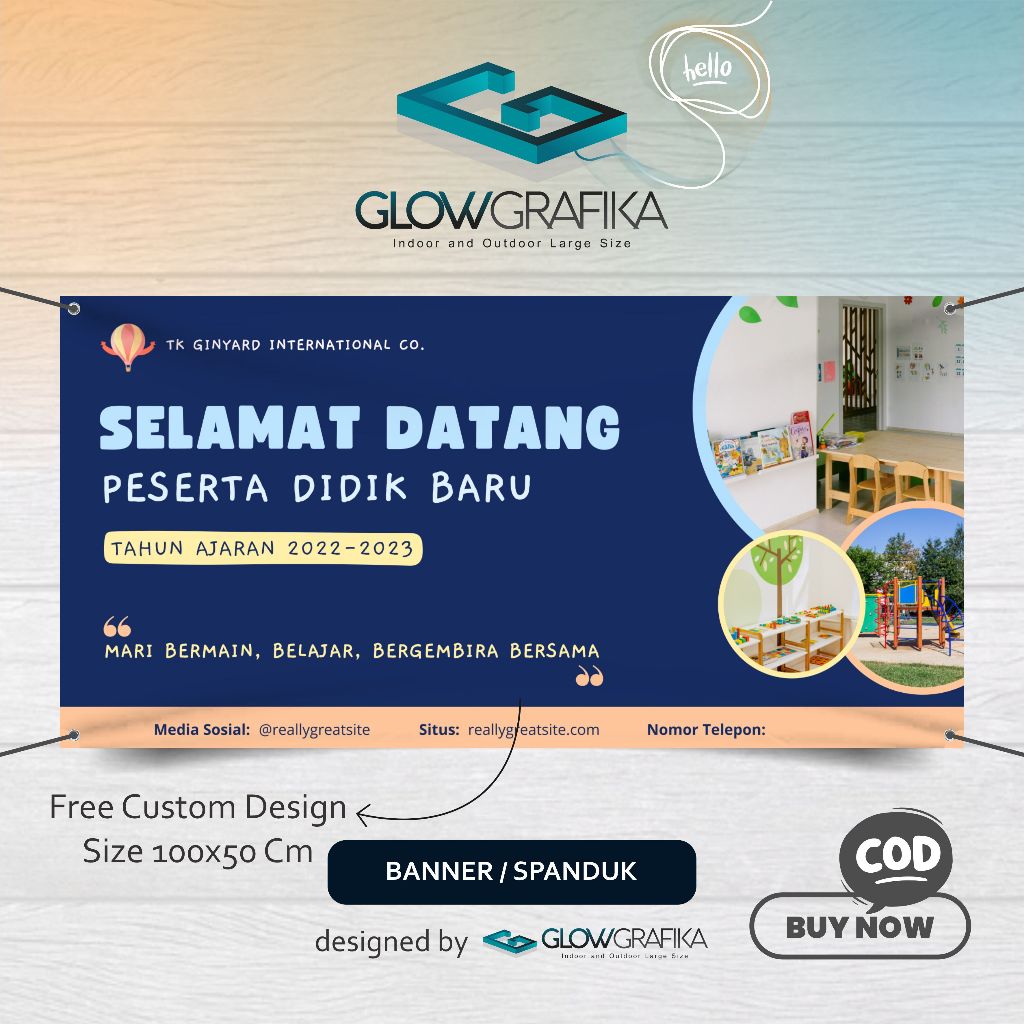 Print PPDB Model C Welcome Banners | Shopee Malaysia