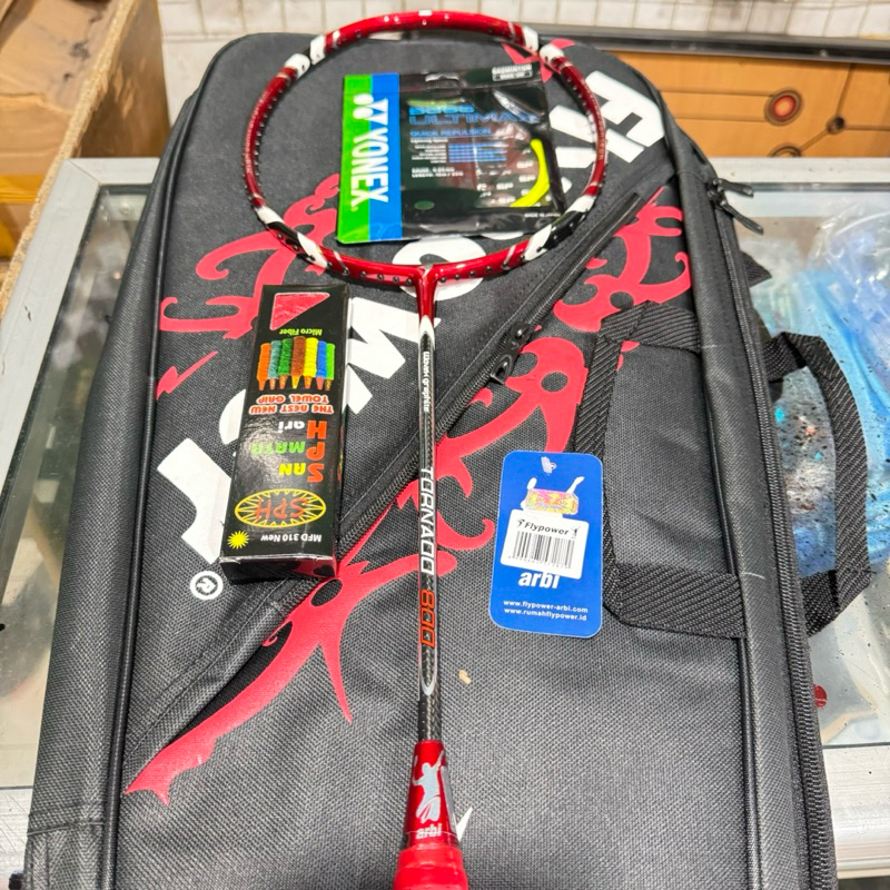 Original FLYPOWER TORNADO 800 BADMINTON RACKET | Shopee Malaysia