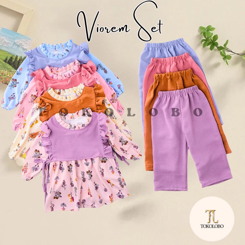 Viorem CHILDREN'S SET / CRINGKLE CHILDREN'S SET | Shopee Malaysia