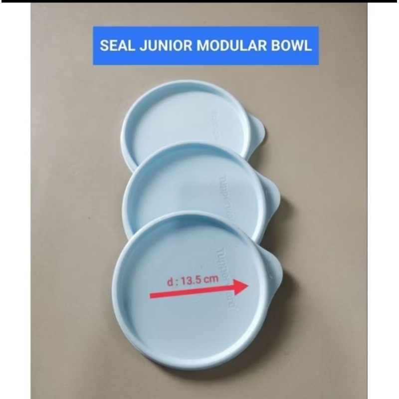 Original seal / lid junior modular bowl 300ml junmod soft blue | Shopee ...