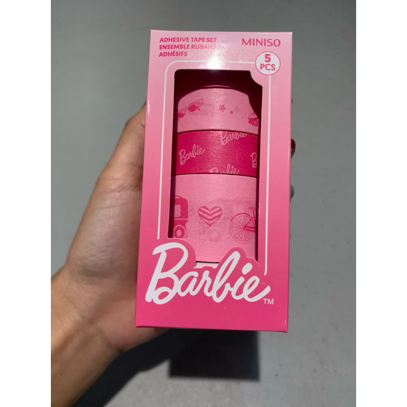 Miniso Barbie Collection 5-Roll Adhesive Tape Set PDQ | Shopee Malaysia