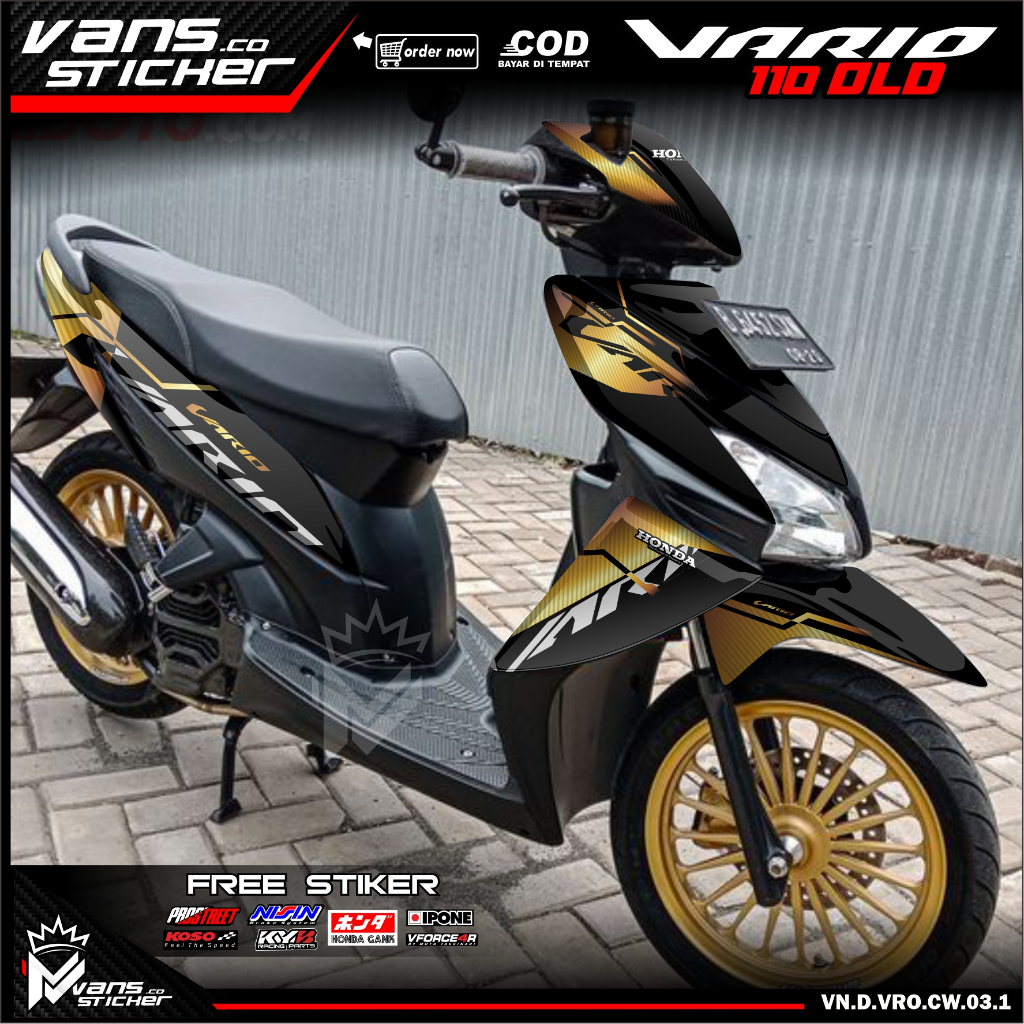 Decal Sticker VARIO Carb 110 CW Carb 2006 2007 2008 2009 2010 2011 ...