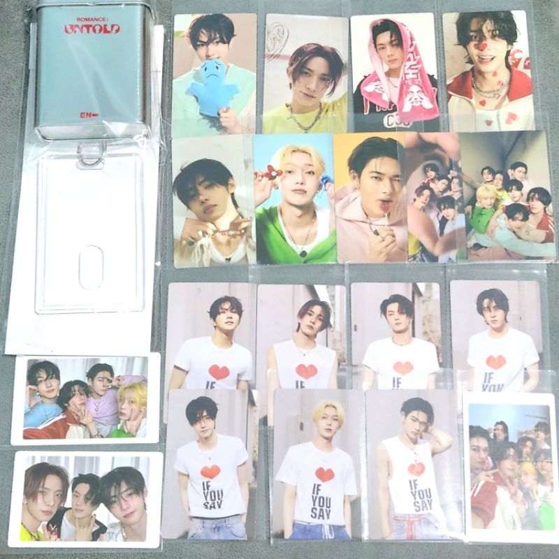 Enhypen Photocard / PC Holder / Tincase - Official Merchandise from ...