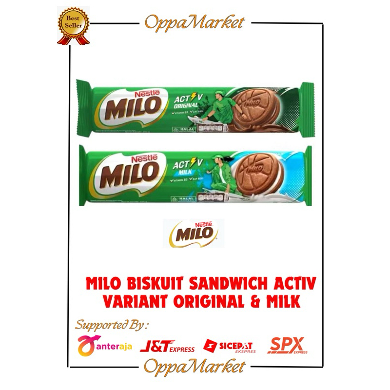 Milo BISCUIT SANDWICH ACTIV ORIGINAL/MILK 104G | Shopee Malaysia