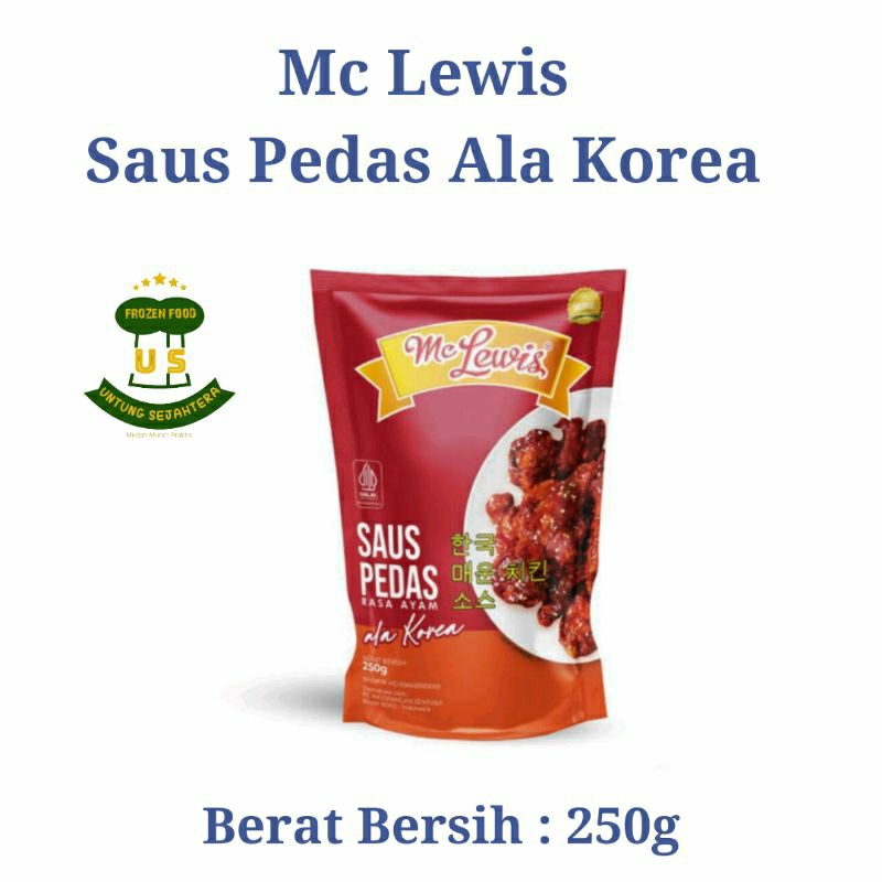 Mc lewis Sauce Korean Spicy Sauce 250g Mc lewis Sauce Korean Sauce Korean Sauce Mc lewis Sauce ...
