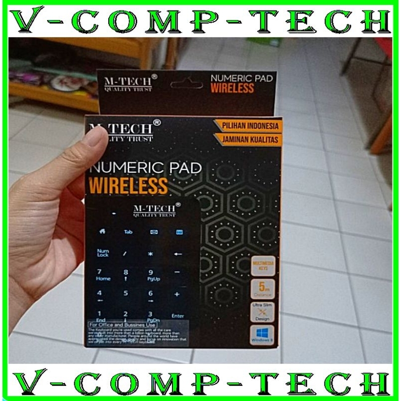 M-tech Original Keyboard keypad Wireless Cashier Numeric | Shopee Malaysia