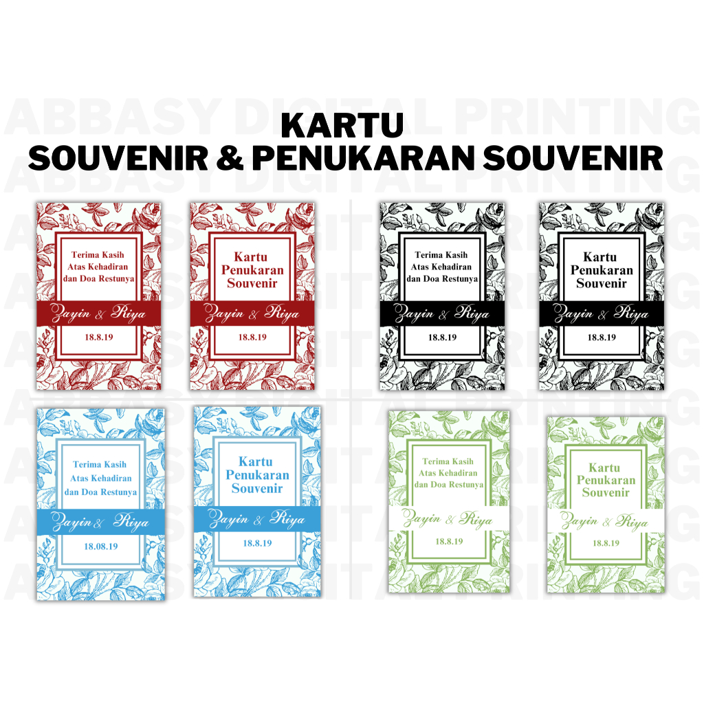SOUVENIR CARDS AND SOUVENIR REVIEW CARDS | Shopee Malaysia