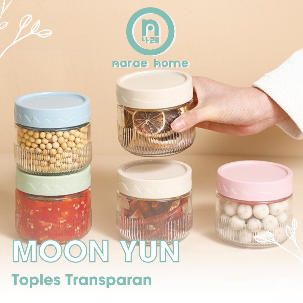 Narae - MOON YUN Minimalist Kitchen Spice Food Container Transparent ...
