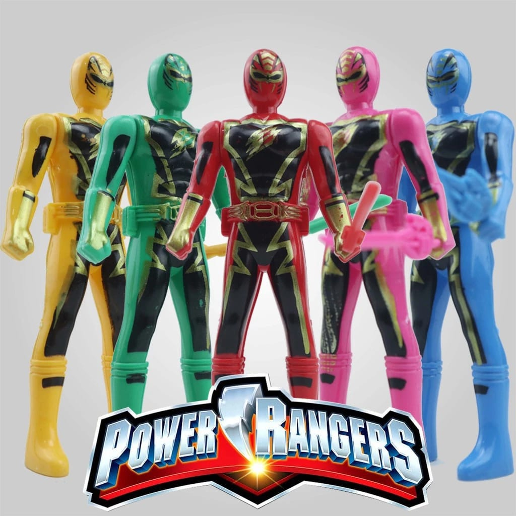 Children's Toys Contains 5 PCS Power Rangers Robot Super Hero Toys for ...