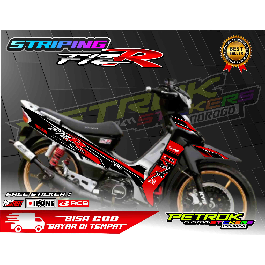 Yamaha FIZ R Variation STRIPING/STICKER LIST Motorcycle YAMAHA FIZ R ...