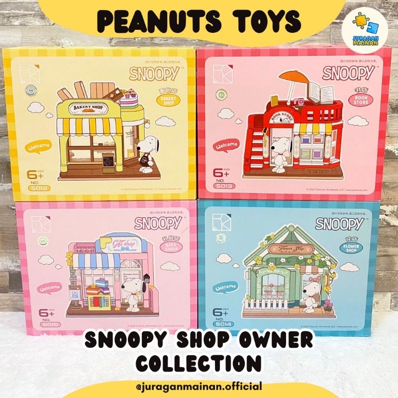 Peanuts TOYS Snoopy House Series - Kids Premium Stacking TOYS Bricks ...