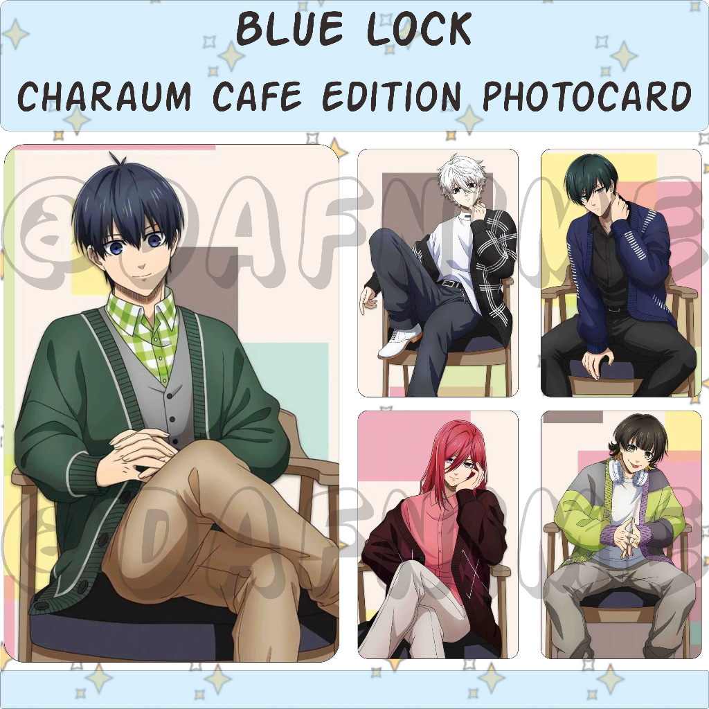 BLUE LOCK CHARAUM CAFE EDITION PHOTOCARD ANIME | Shopee Malaysia