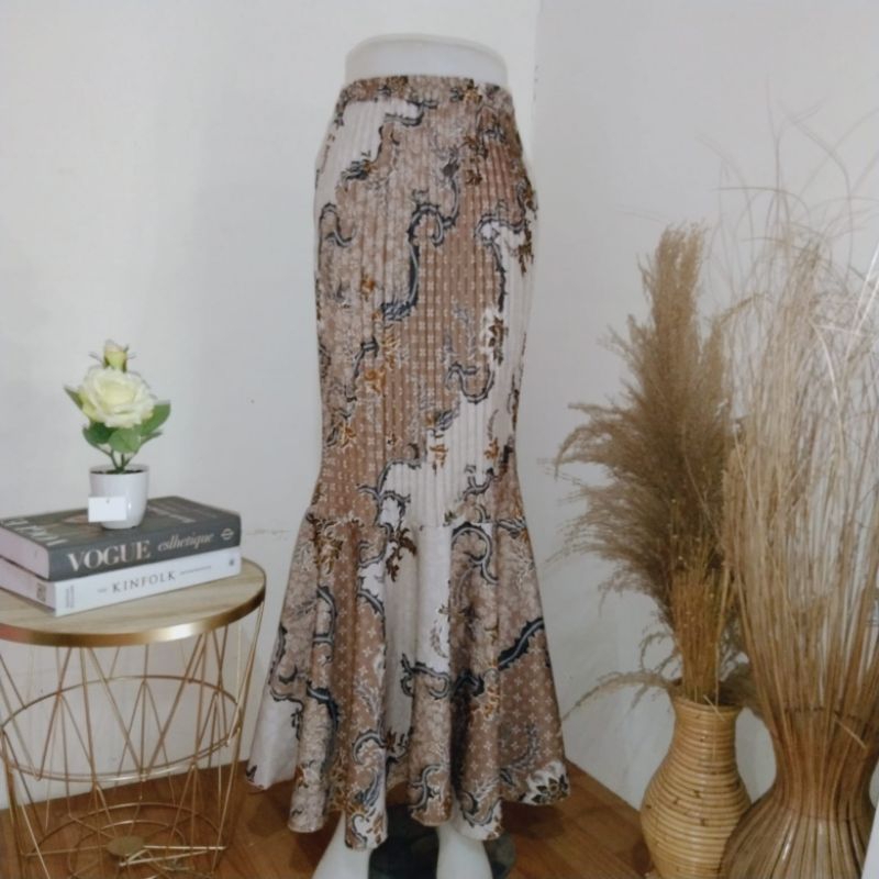 Sabana COKSU S plisket Mermaid batik Skirt - Jumbo / kebaya Bottom ...