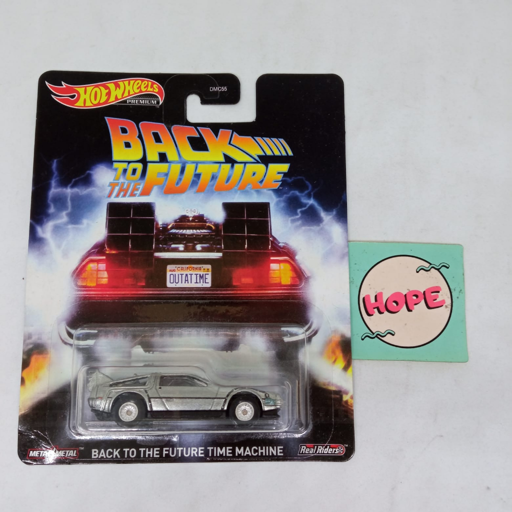 Hot Wheels Premium Back to the Future Time Machine Original Mattel ...